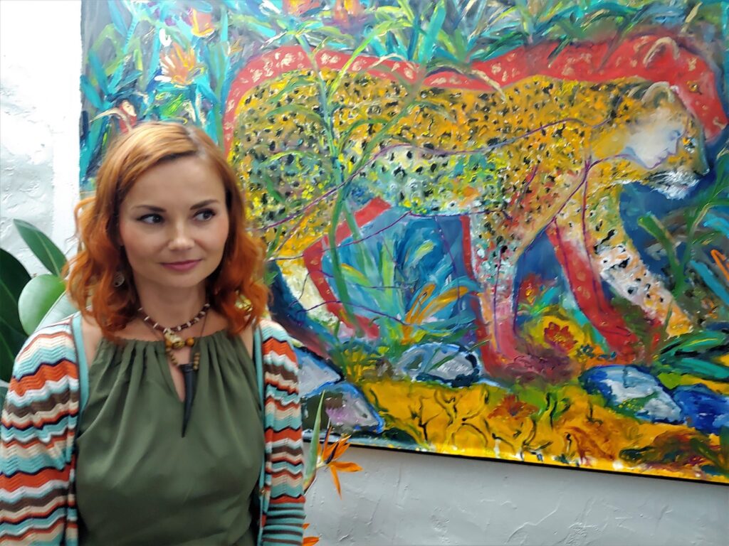 Africká příroda mně otevřela duši a srdce, řekla malířka Vodáková ...